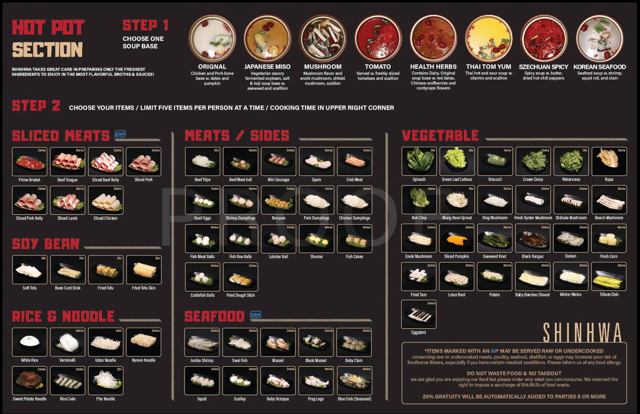 Shinhwa Korean Steakhouse Menu, Opening Hours, Prices & Address